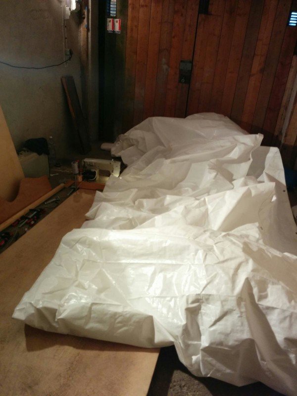 Sail building process, step by step (almost)