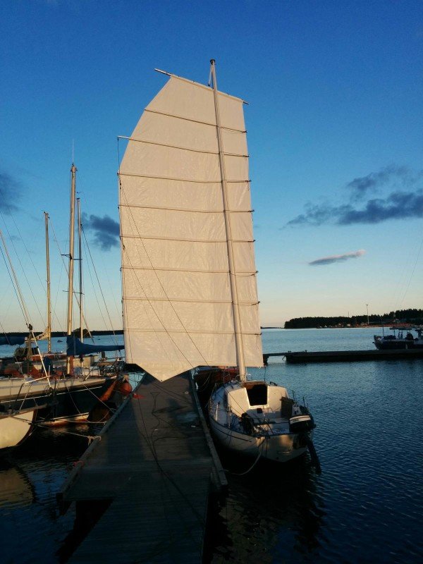 Sail building process, step by step (almost)